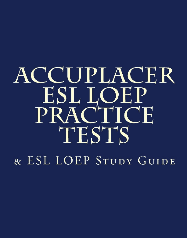 Accuplacer LOEP Complete PDF Download